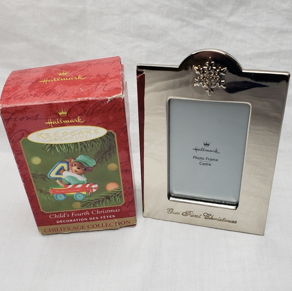 Hallmark | Holiday | Vintage Hallmark My 4th Birthday Bear Ornament And ...